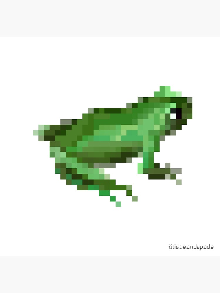 "Pixel Frog" Art Print for Sale by thistleandspade | Redbubble