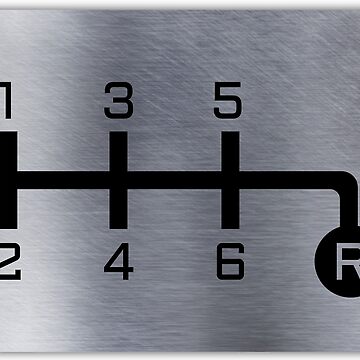 "Japanese Shift Pattern Plate Gearbox" Sticker for Sale by ...