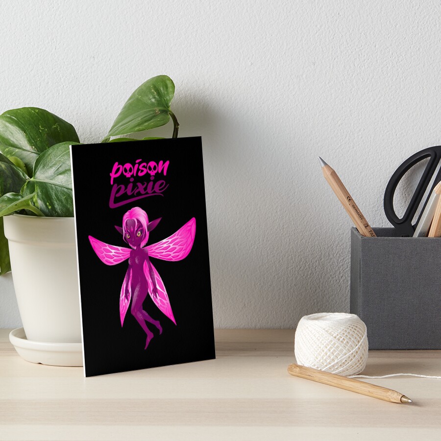 "Poison Pixie Toxic Fairy" Art Board Print for Sale by MihaelV | Redbubble