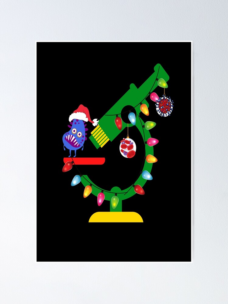 Póster «ÁRBOL DE NAVIDAD THE LAB WAY FUNNY MEDICAL LAB TECH CIENTÍFICO ...