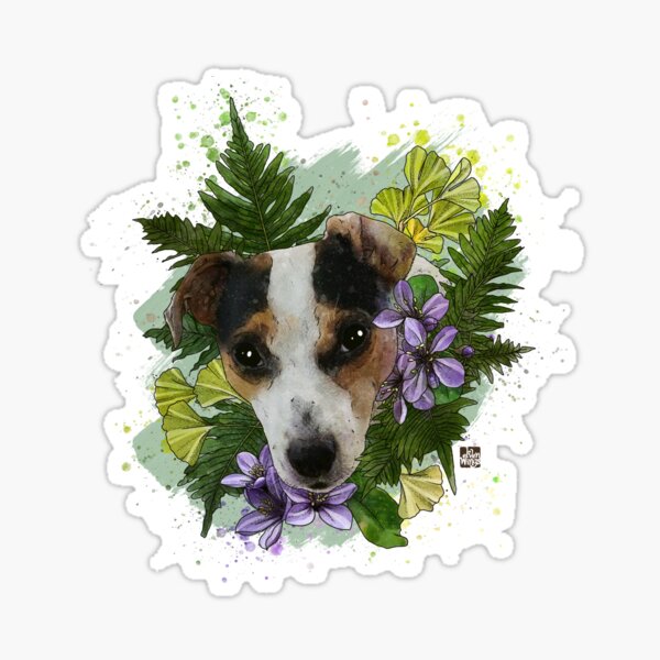 "Lilah the Doggy" Sticker for Sale by elvenwings | Redbubble