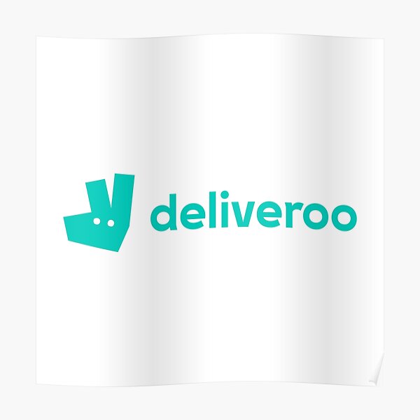 "Deliveroo" Poster for Sale by Ortizopose | Redbubble