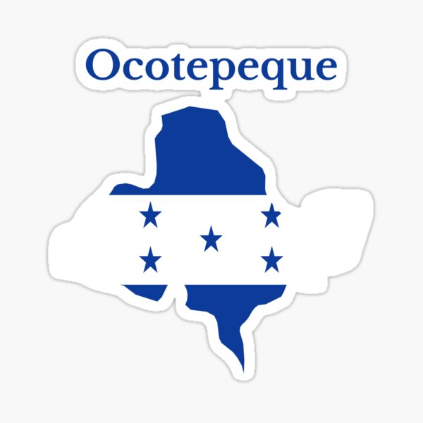 " Ocotepeque Department Map Design, Honduras. " Sticker for Sale by ...