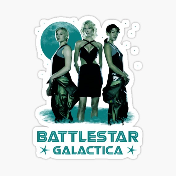 "Battlestar Galactica-blue poster " Sticker for Sale by Carollinda2012e ...
