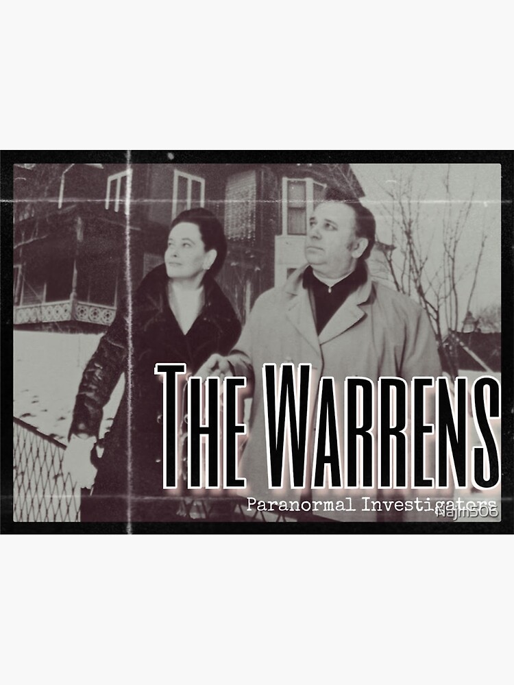 "Ed & Lorraine Warren, Paranormal Investigators" Sticker for Sale by ...