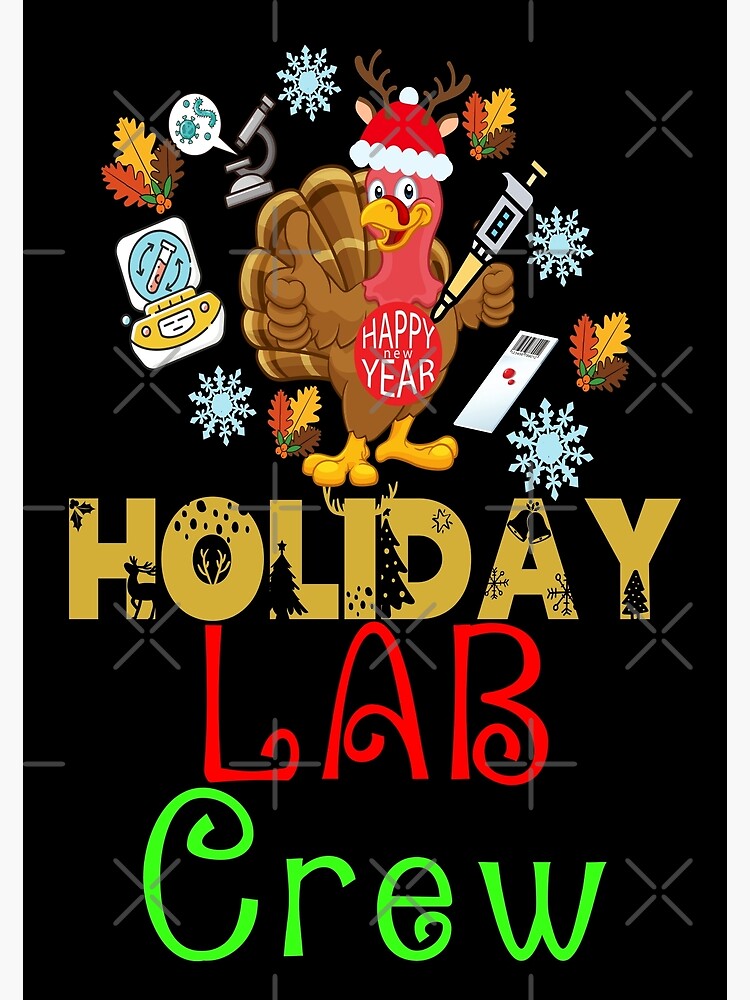 Póster «HOLIDAY LAB CREW FUNNY MEDICAL LAB CIENTÍFICO LABORATORIO ...