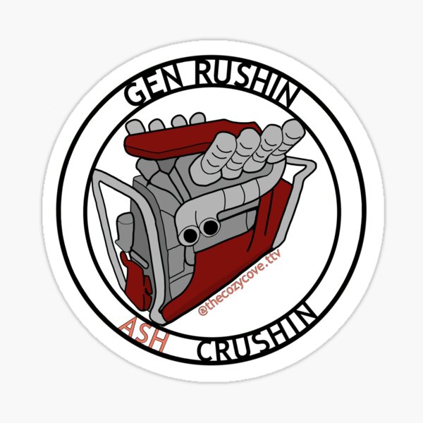 "Ash" Sticker by TheCozyCove | Redbubble