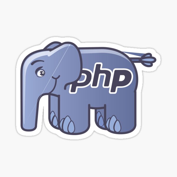 "PHP Logo" Sticker for Sale by lelupawibe22 | Redbubble