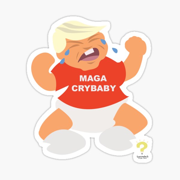 "Bubble Blowin MAGA Baby" Sticker by Chris-Lacrete25 | Redbubble