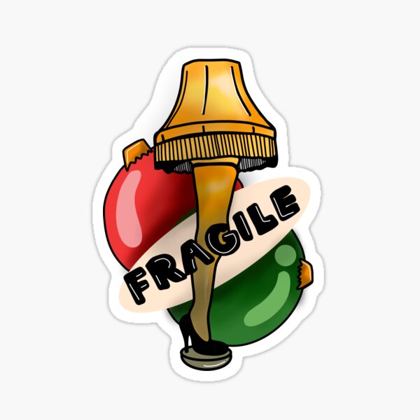 "A Fragile Christmas Story" Sticker for Sale by rybgraphics | Redbubble