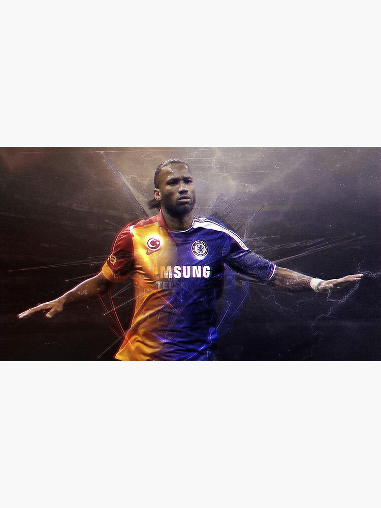 "Didier Drogba Wallpaper " Sticker by kiyokoamino92 | Redbubble