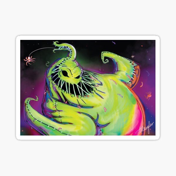 "OOGIE BOOGIE" Sticker for Sale by LordNetsua | Redbubble