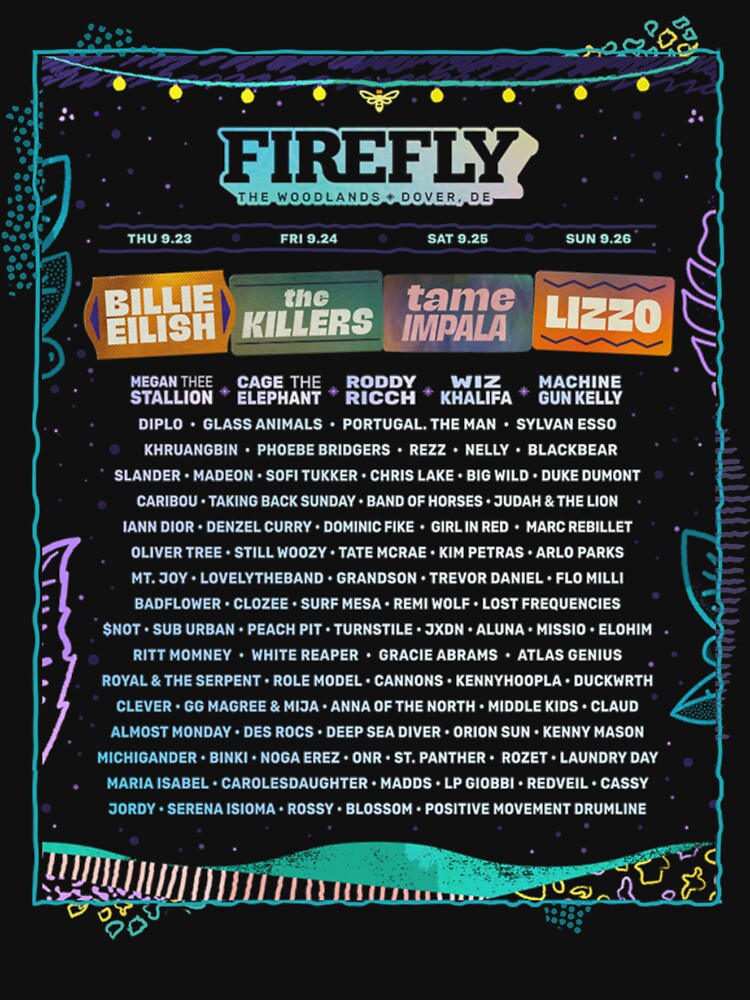 "FIREFLY FEST" T-shirt for Sale by amiscasma | Redbubble | firefly ...