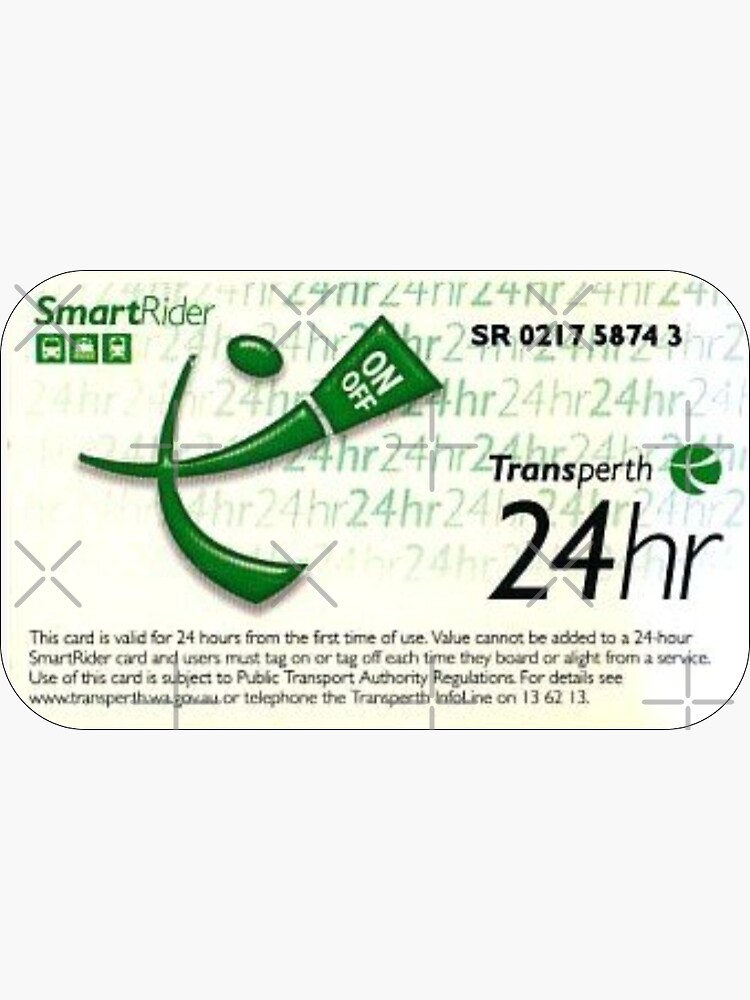 "(meme) Smartrider- Public Transport Card with 24 hrs expiry" Sticker ...