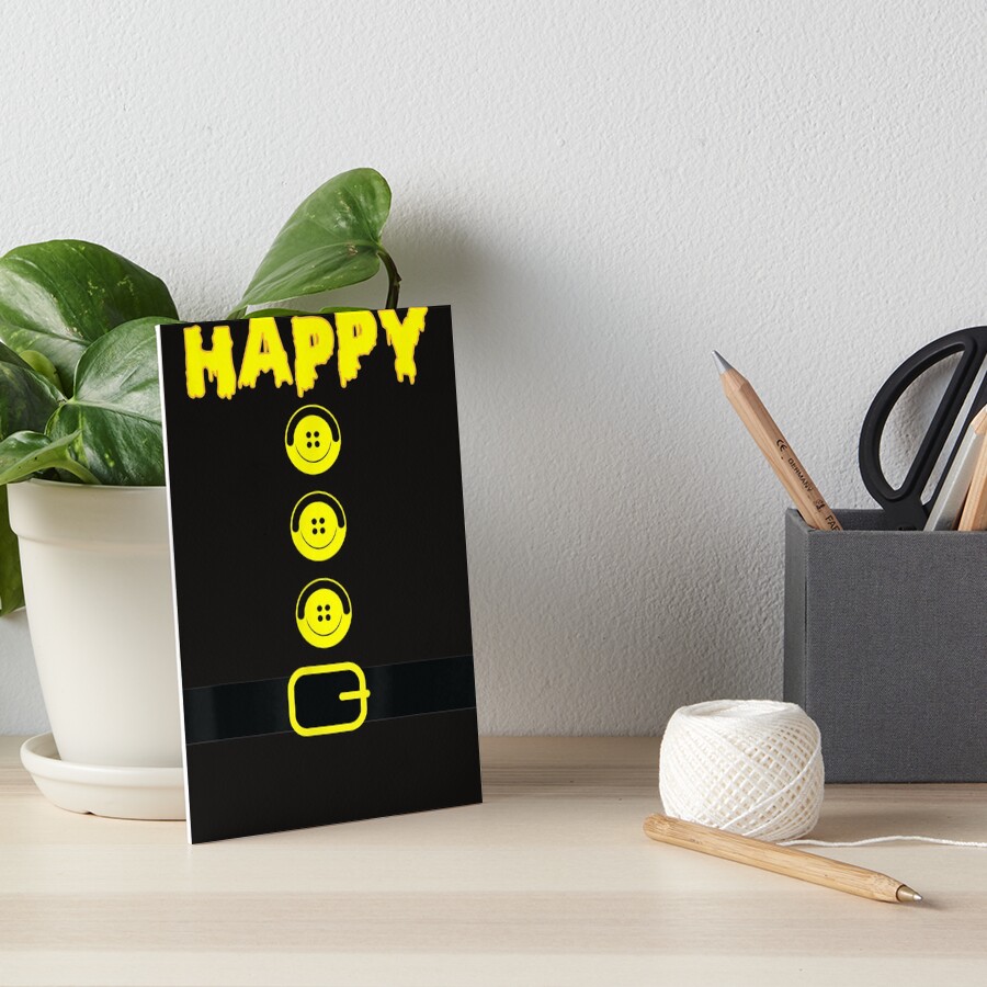 "Happy Dwarf Halloween Costume Matching Color Happy Dwarf" Art Board ...