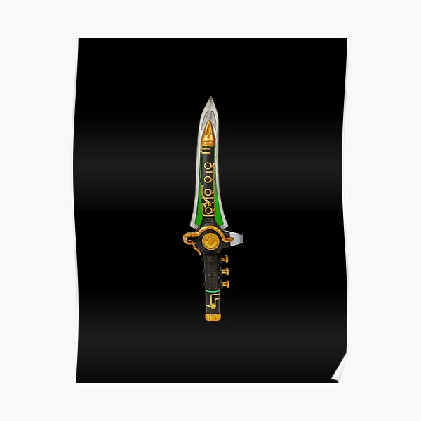 "Power Rangers Dragon Dagger" Poster for Sale by Double-Ghost | Redbubble