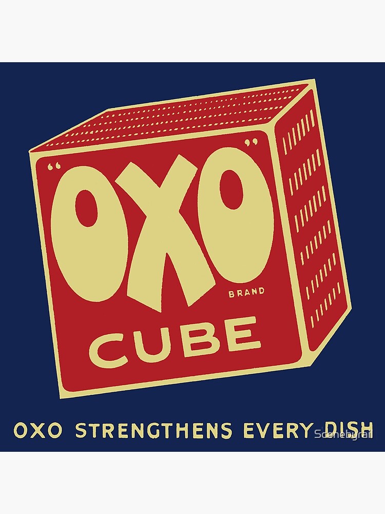 "Vintage Oxo advert" Poster for Sale by Scenebyrail | Redbubble