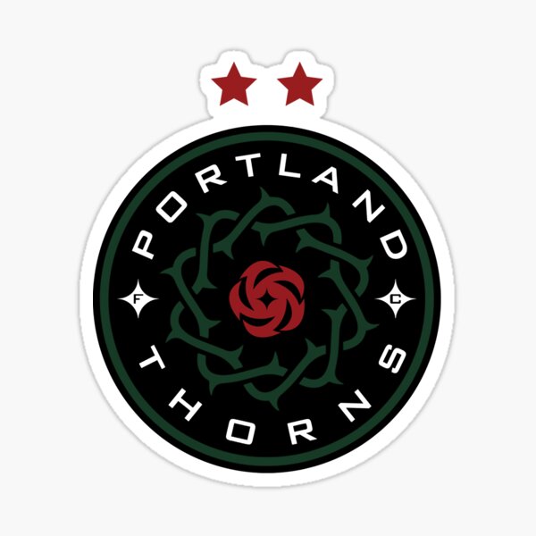 "Portland logo Thorns FC logo Classic" Sticker by CordasBree | Redbubble