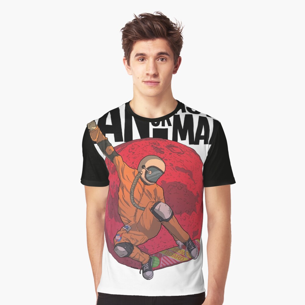 "man or astroman" Essential T-Shirt for Sale by waynemcdonald | Redbubble