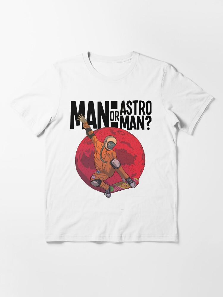 "man or astroman" Essential T-Shirt for Sale by waynemcdonald | Redbubble