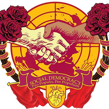 "Social Democracy Coat of Arms" Poster for Sale by schmillyy | Redbubble