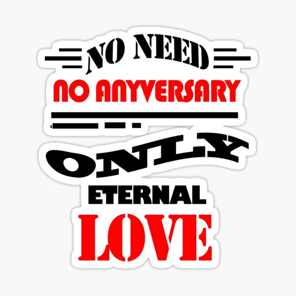 "eternal love" Sticker for Sale by persfectif | Redbubble