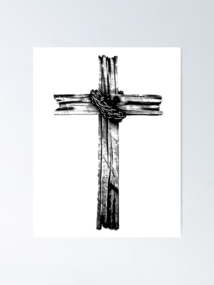"The Old Rugged Cross" Poster for Sale by digitaleclectic | Redbubble