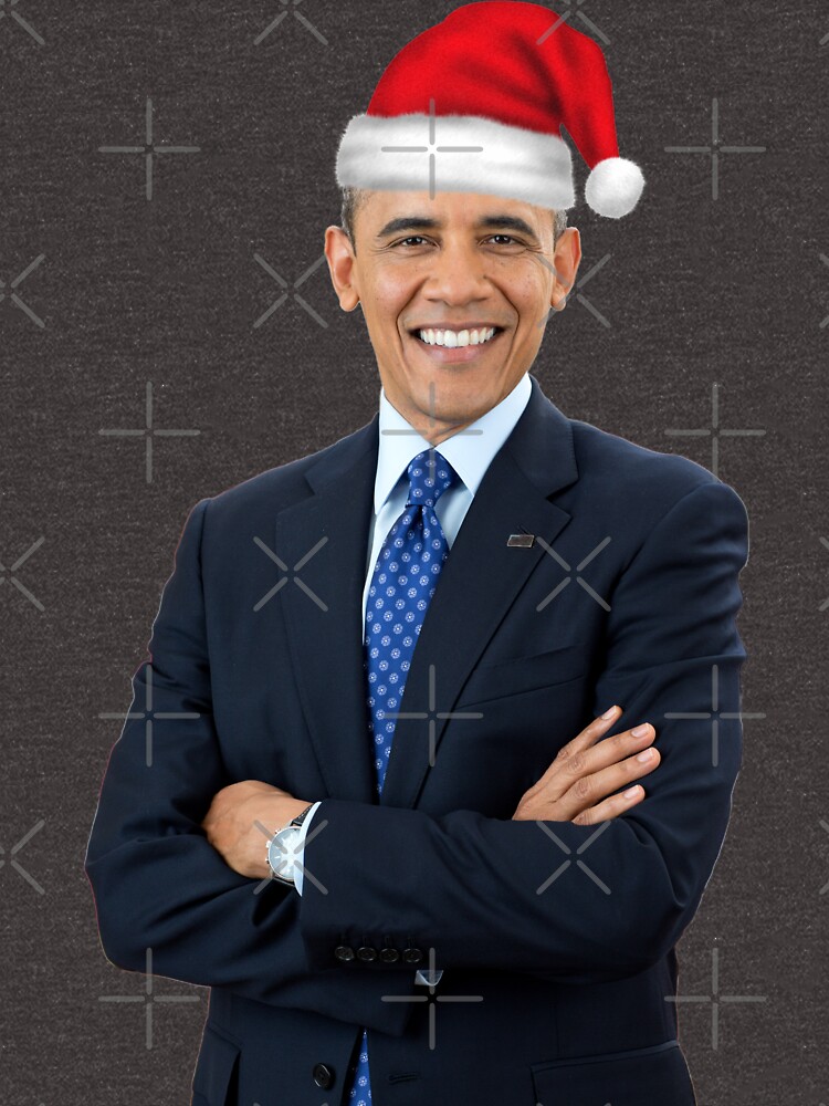 "Barack Obama - Merry Christmas" Essential T-Shirt for Sale by ...