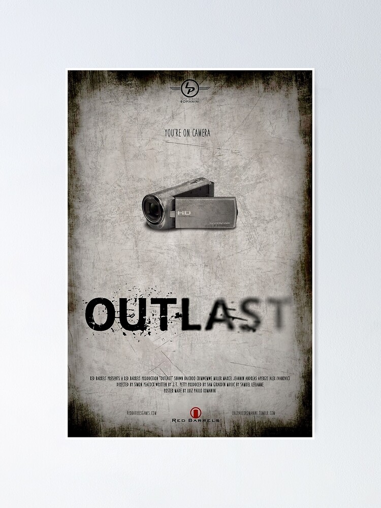 "OUTLAST" Poster for Sale by bartembosmad | Redbubble