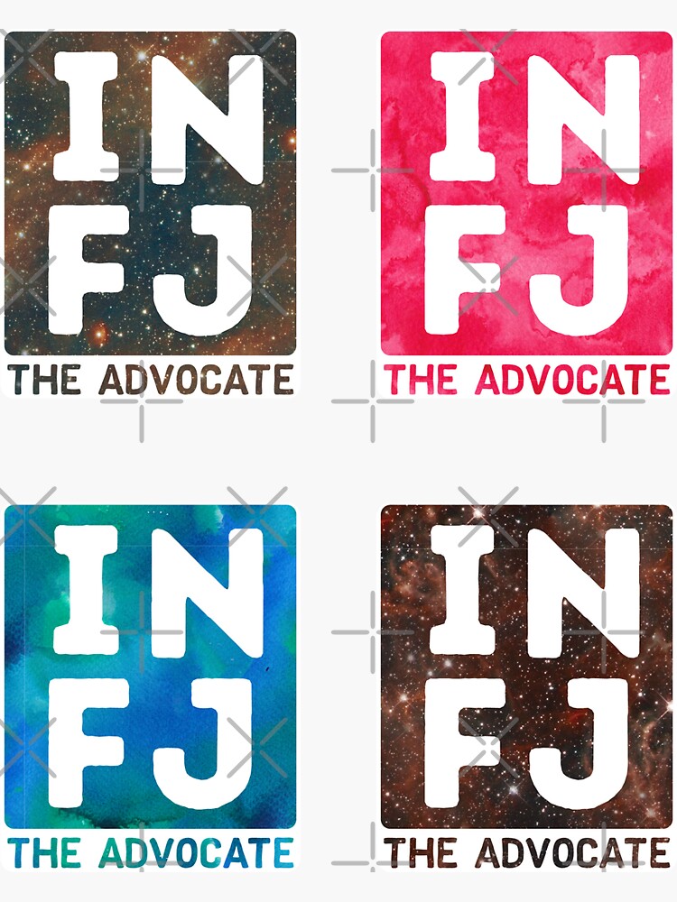 "INFJ Stickers" Sticker by teeworthy | Redbubble