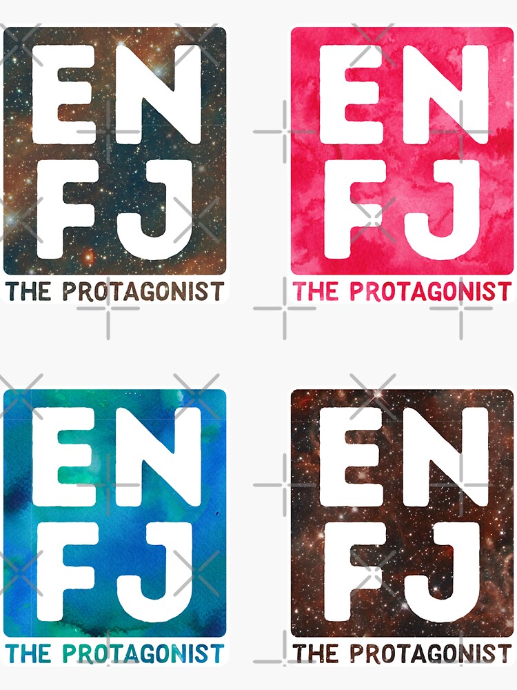 "ENFJ Stickers" Sticker for Sale by teeworthy | Redbubble