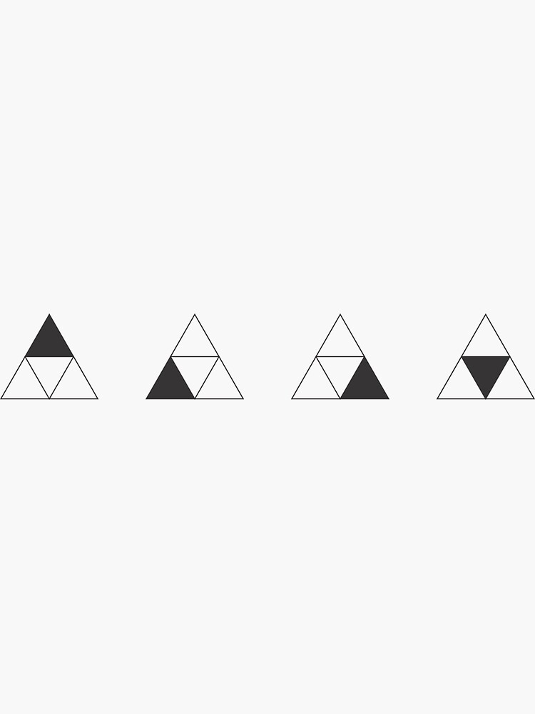 "Triangle" Sticker by zetriangle | Redbubble