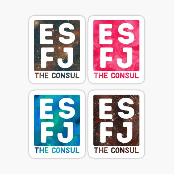 "ESFJ Stickers" Sticker by teeworthy | Redbubble
