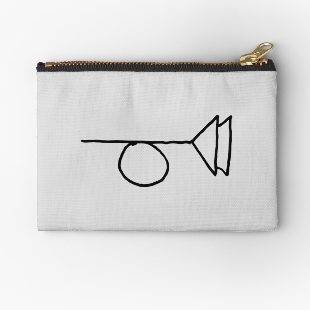 "The Crying of Lot 49 - Trystero Muted Post Horn" Zipper Pouch by ...