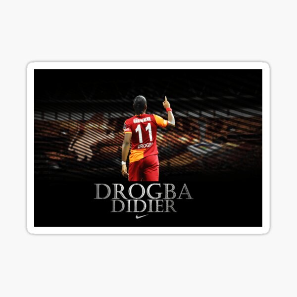 "Wallpaper Didier Drogba Art" Sticker by farestafia83 | Redbubble