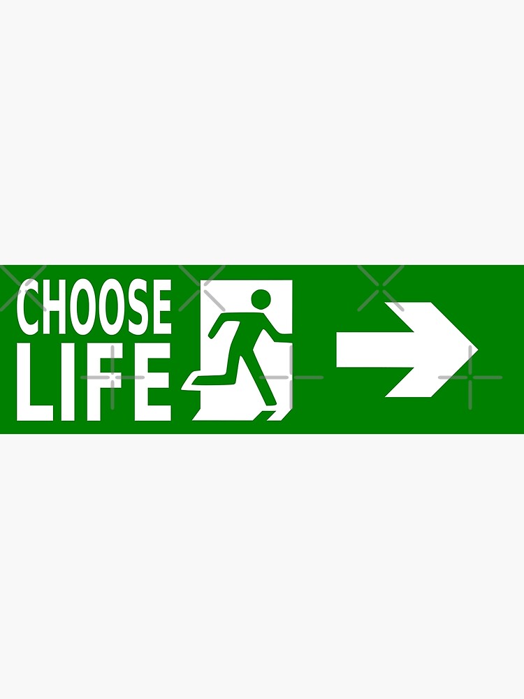 "Choose Life logo reimagined" Poster for Sale by BrightSquare | Redbubble