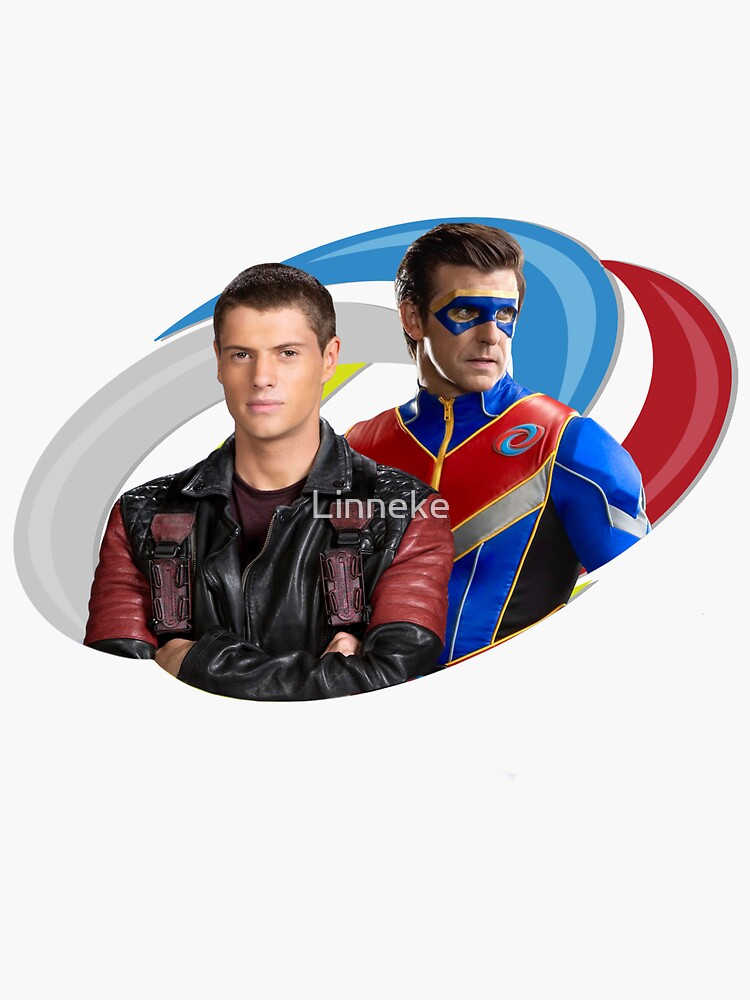 "Danger Force Logo - Henry and Captain Man" Sticker for Sale by Linneke ...