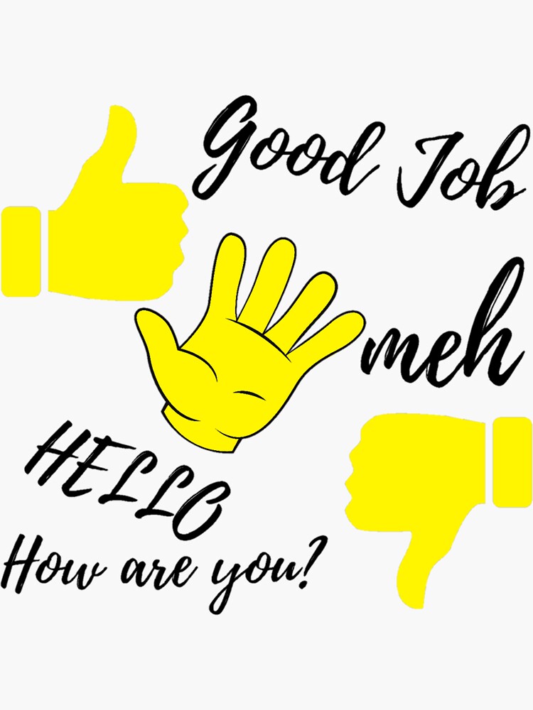 "GREETINGS STICKER PACK" Sticker by GetThatMerch | Redbubble