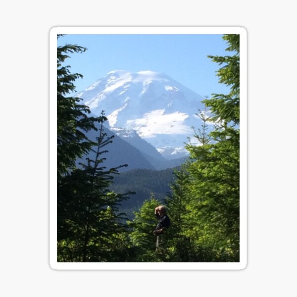 "Custom Phototherapy Work Washington State Forest pictured " Sticker ...