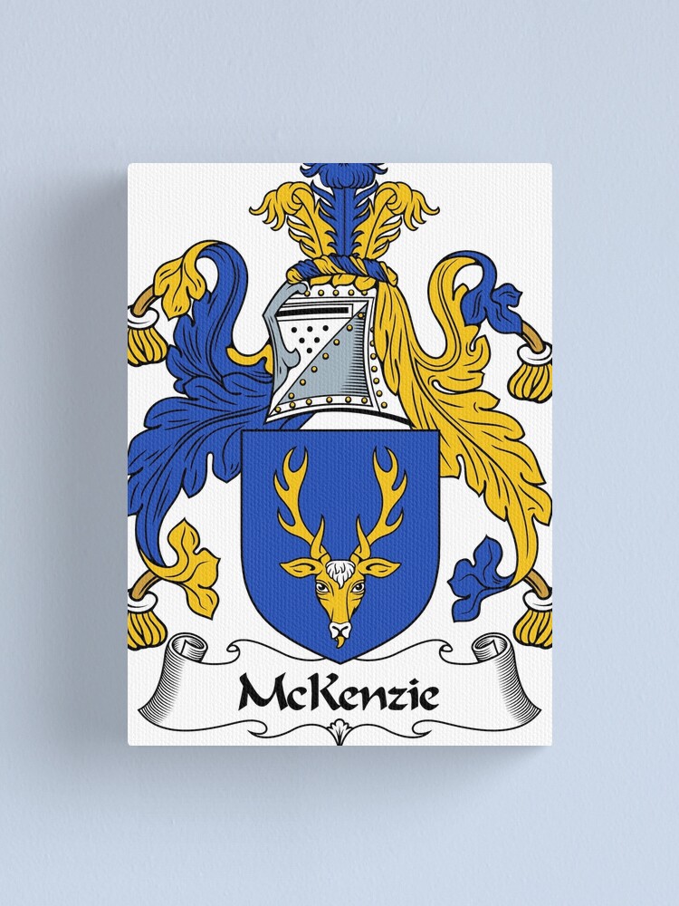 "McKenzie Coat of Arms / McKenzie Family Crest" Canvas Print for Sale ...
