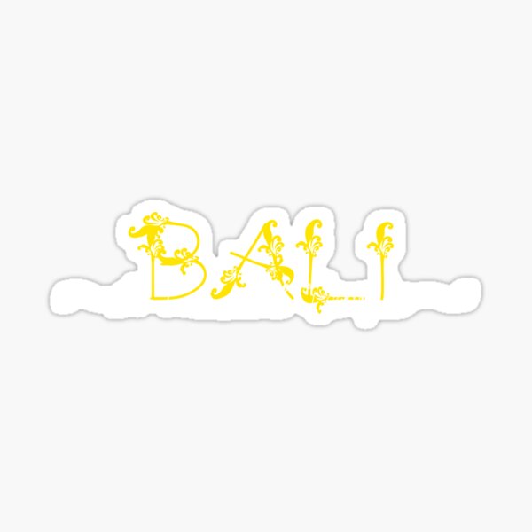 "Bali Island A Thousand Temple" Sticker by WidiharinataStd | Redbubble