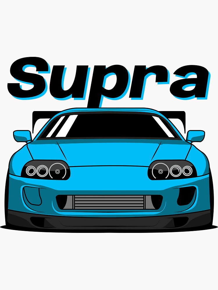 "Toyota supra mk4" Sticker by Jdmculture | Redbubble