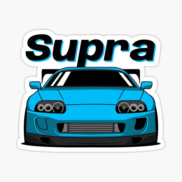 "Toyota supra mk4" Sticker by Jdmculture | Redbubble