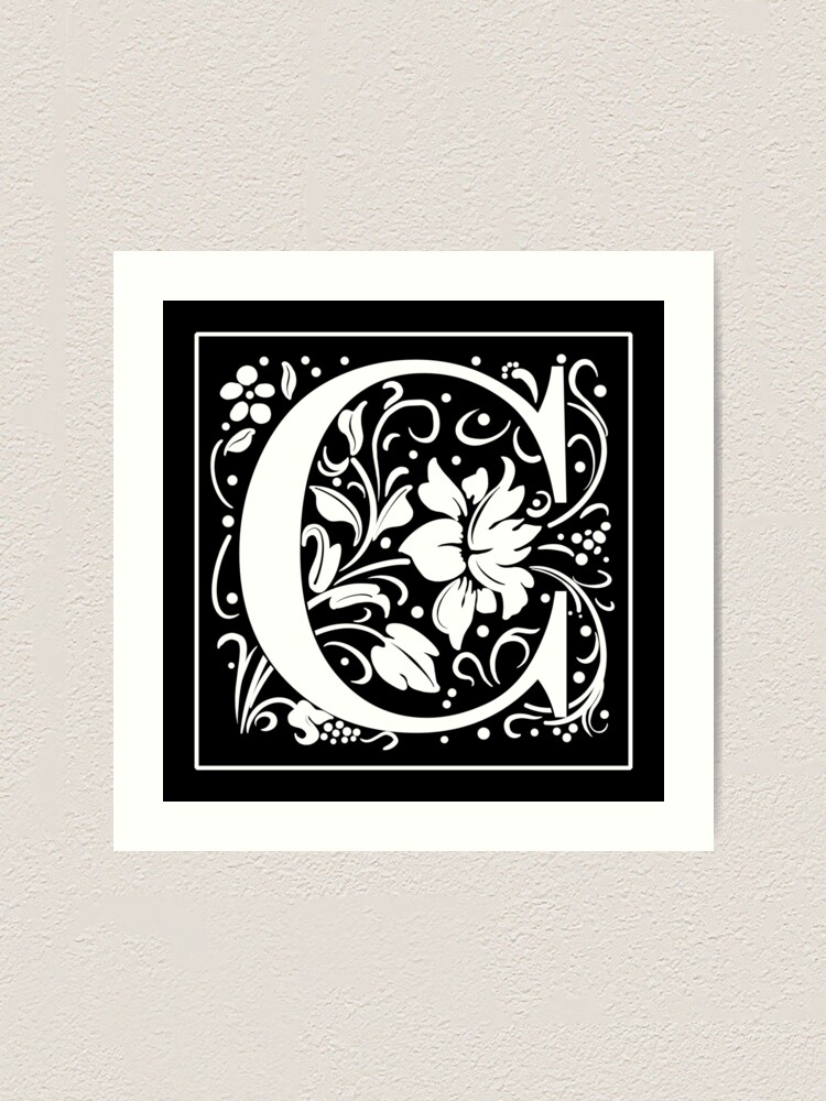"Illuminated Initial C" Art Print for Sale by rogue-design | Redbubble