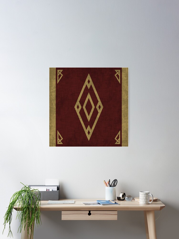 "TES Tapestry 16 - Flag of the Imperial city" Poster by Cleobule ...