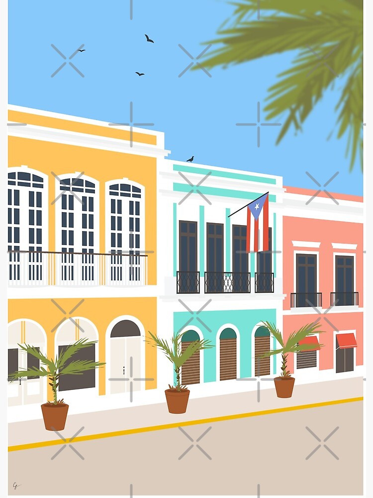 "Old San Juan, Puerto Rico" Art Board Print for Sale by Lyman Creative ...