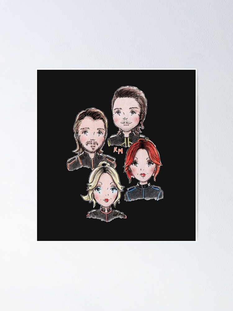 "Avatars" Poster for Sale by KateMakStudio | Redbubble