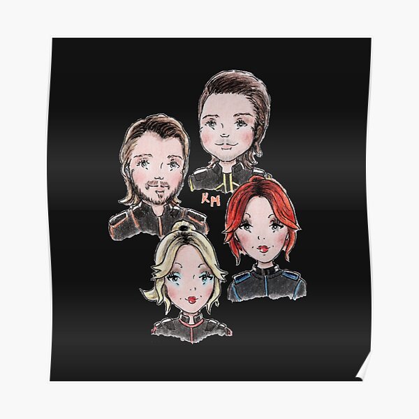 "Avatars" Poster for Sale by KateMakStudio | Redbubble