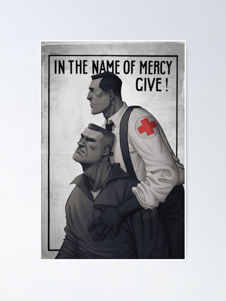 "tf2 medic propaganda poster" Poster for Sale by RadCyberDad | Redbubble