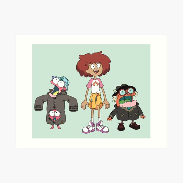 "Anne and Plantar Family | Amphibia" Art Print for Sale by artnchfck ...